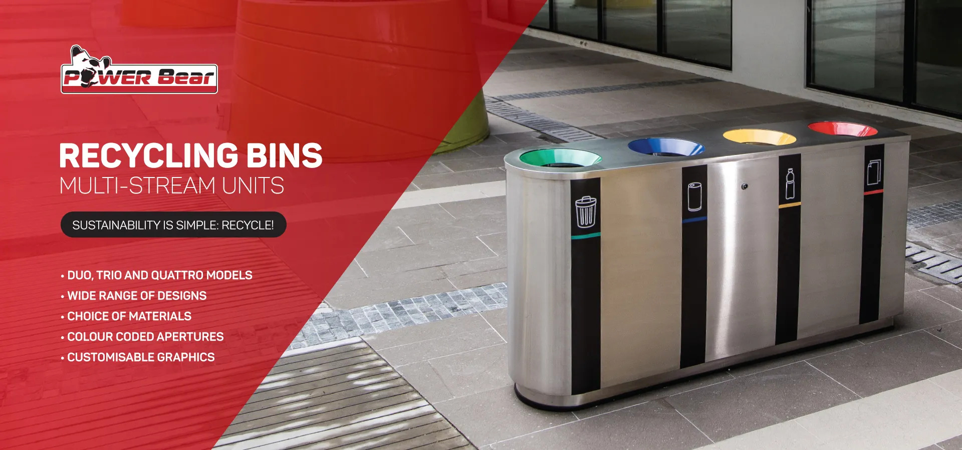 POWER Bear By German Distribution LLC POWER Bear Designer Bins power-bear-by-german-distribution-llc-power-bear-designer-bins